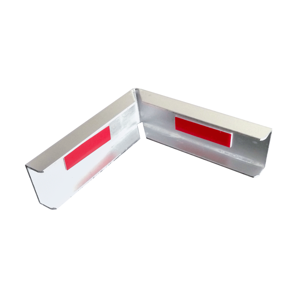 External Corner Cover Silver | The Gallery Lighting System | Free Delivery